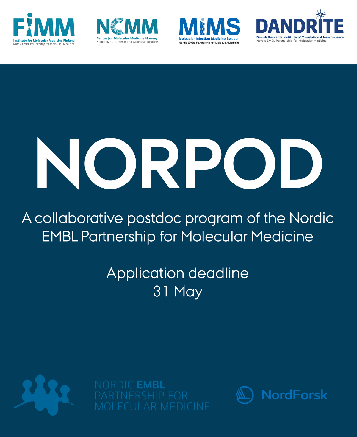 The Nordic EMBL Partnership launches an innovative collaborative postdoc programme